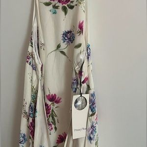 Privacy Please | Dresses | Nwt Privacy Please White Midi Dress Floral ...